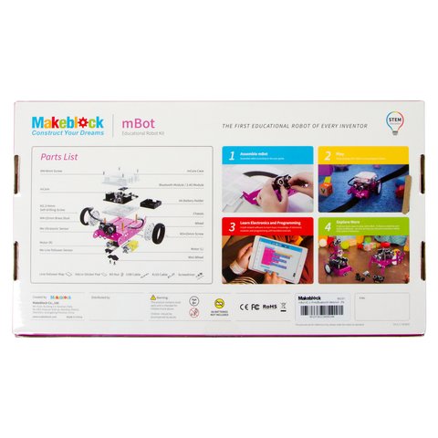 Robot Kit Makeblock mBot v1.1 Bluetooth Version (pink) - GsmServer